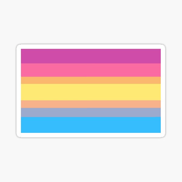 "Pan and Trans Mixed Flag" Sticker for Sale by TurttheTurtle | Redbubble