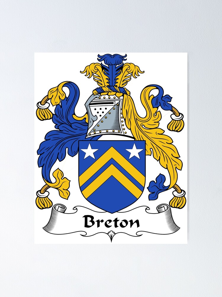 "Breton " Poster by HaroldHeraldry | Redbubble