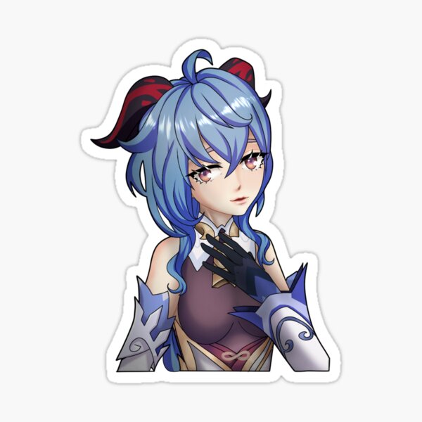 "Genshin Impact: Ganyu " Sticker for Sale by GodlikeBonnie99 | Redbubble