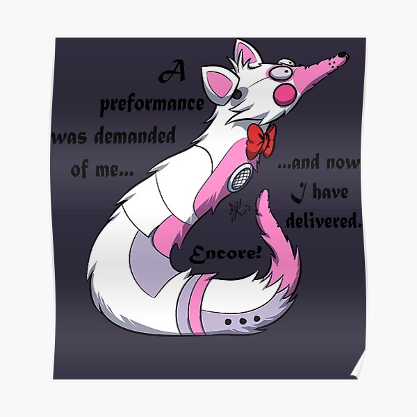 Poster « Découvrez l'humour d'horreur de survie Five Nights At Freddy'S ...