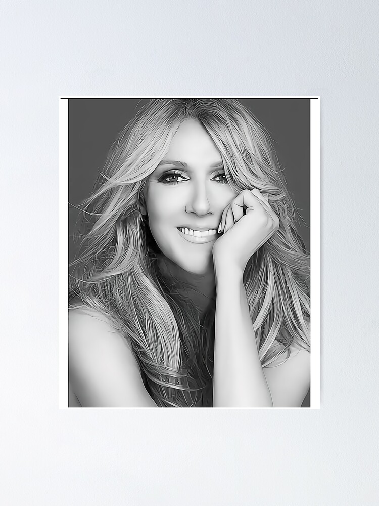 "Celine Dion Singer Beautiful" Poster for Sale by Colincloset | Redbubble
