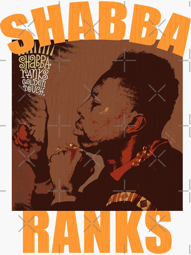 "Designer shabba ranks Hip Hop For Men Women" Sticker for Sale by ...