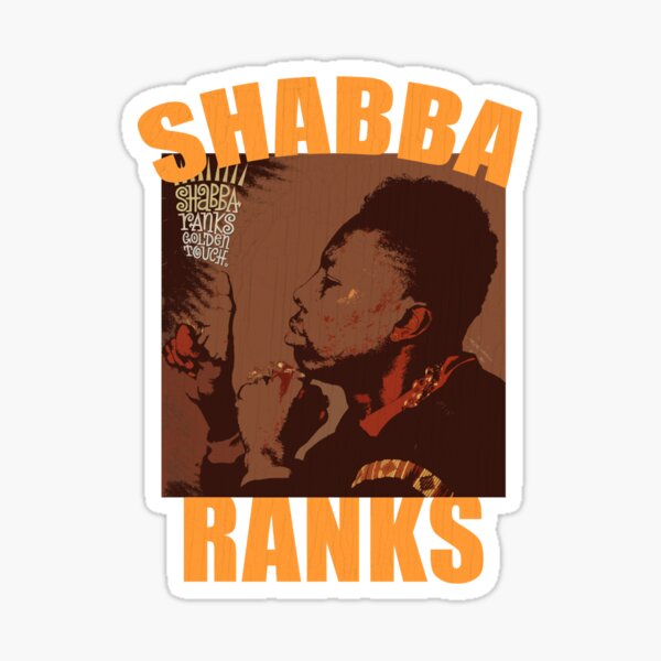 "Designer shabba ranks Hip Hop For Men Women" Sticker for Sale by ...