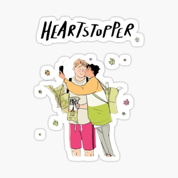 Pegatina «Sudadera Heartstopper, beso Heartstopper» de MorganDixon ...