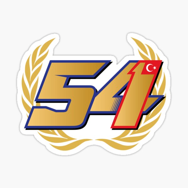 "Toprak Razgatlioglu Number 54 Wsbk Champion 2021 Sticker" Sticker by ...