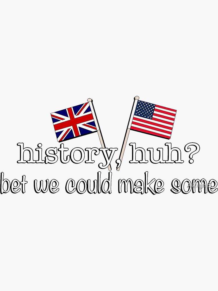 "History Huh Flags || RWRB" Sticker for Sale by subliminalashes | Redbubble