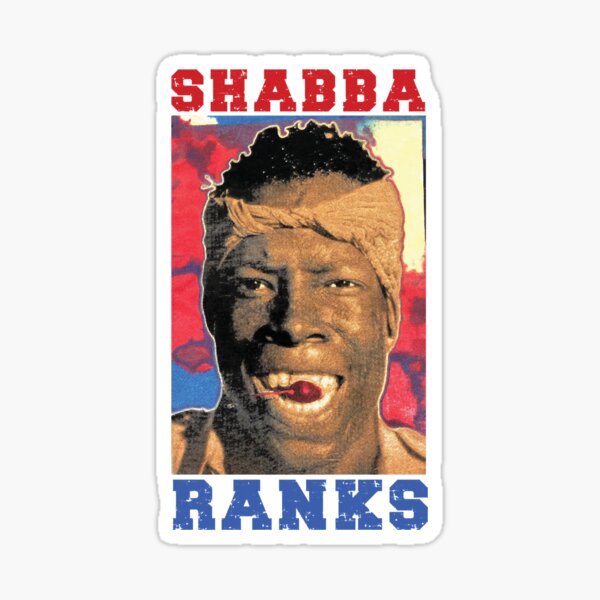 "Graphic shabba ranks Dance Hip Hop My Favorite People" Sticker for ...
