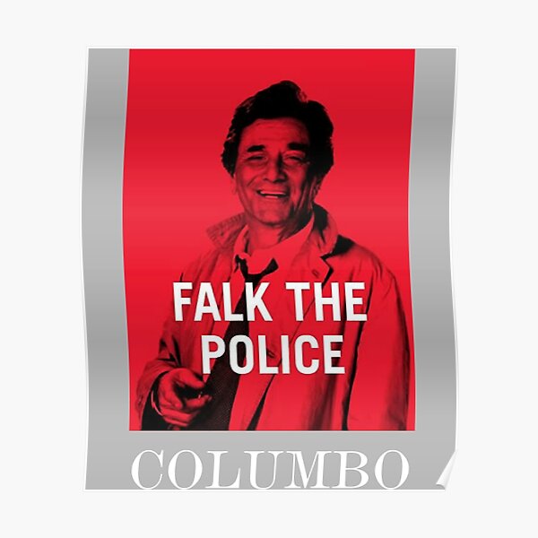 "Hidden Genius Killer Reveal Face Columbo Classic Music Fans" Poster ...