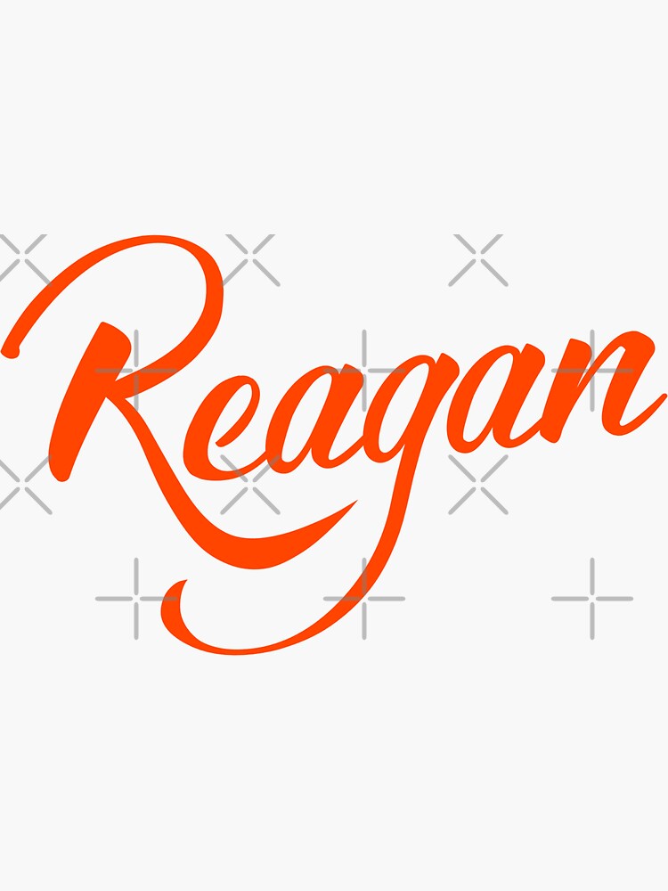"Reagan, Funny Cool Best color art" Sticker for Sale by artdragongift ...