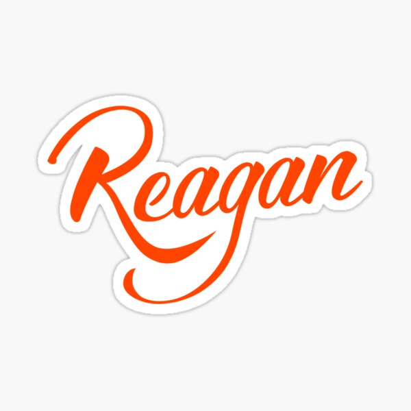 "Reagan, Funny Cool Best color art" Sticker for Sale by artdragongift ...