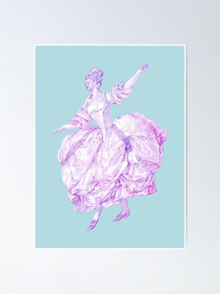 "Rococo dancer" Poster by chmdance | Redbubble