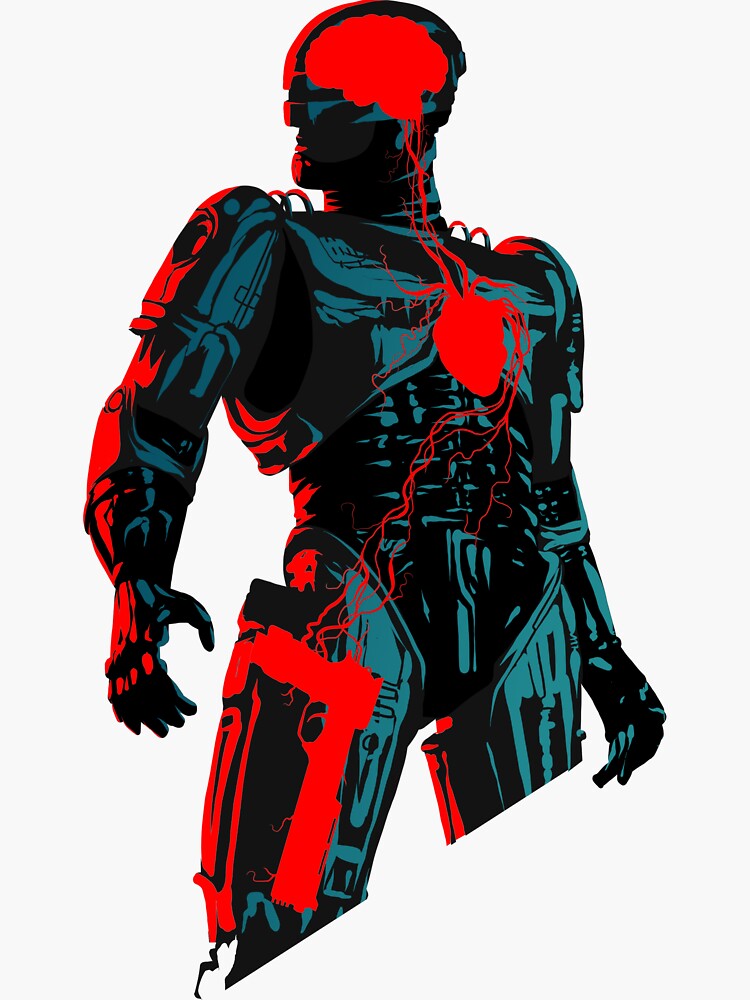 " robocop" Sticker for Sale by Kotolevskiy | Redbubble