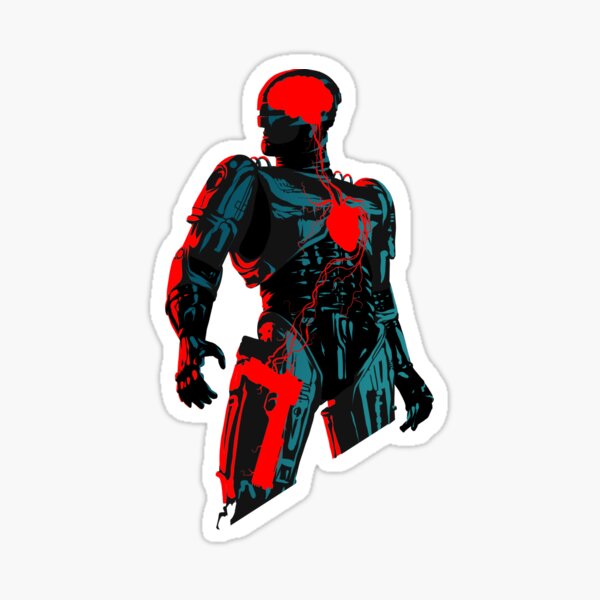 " robocop" Sticker for Sale by Kotolevskiy | Redbubble