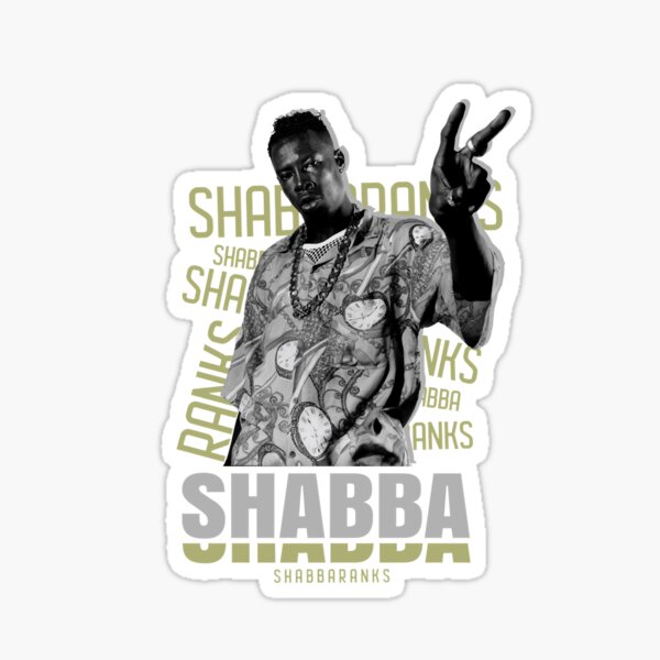 "Movies shabba ranks Music Hip Hop Mens Best" Sticker for Sale by ...
