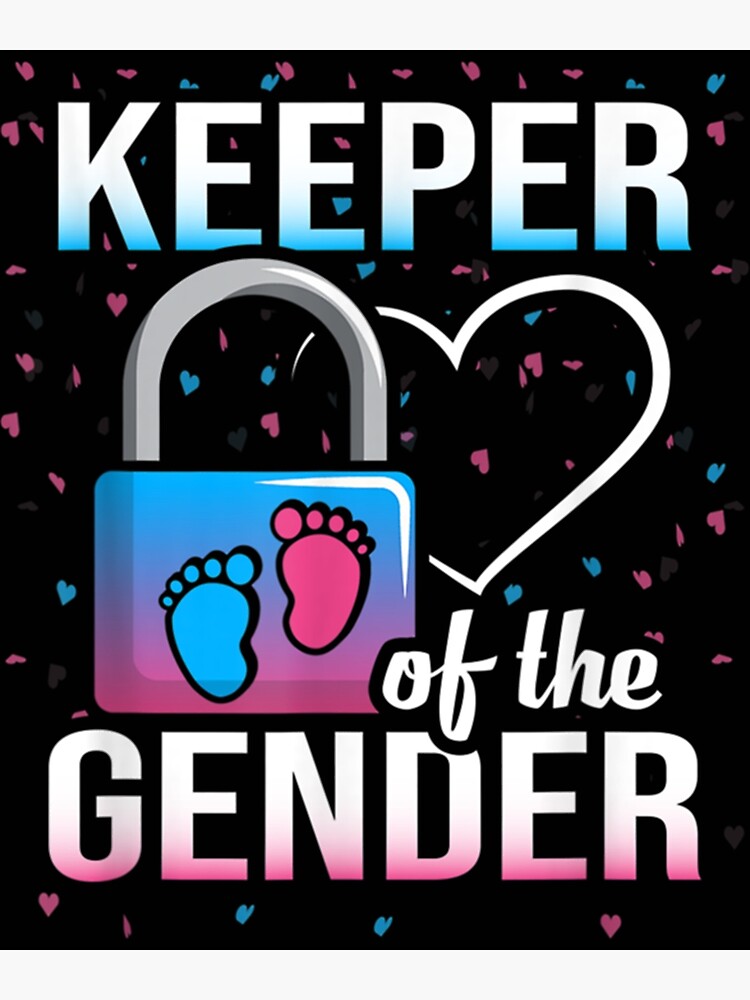 "Keeper Of The Gender Reveal Party Baby Shower Ideas Supplies " Art ...
