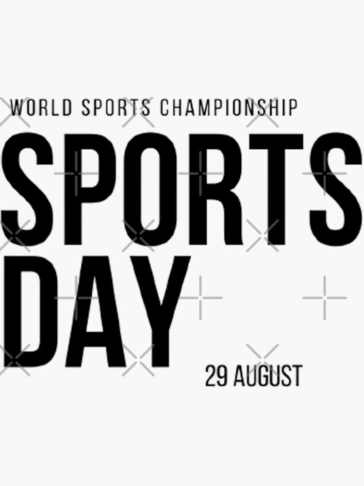 "Sports Day" Sticker for Sale by TotemTshirt | Redbubble