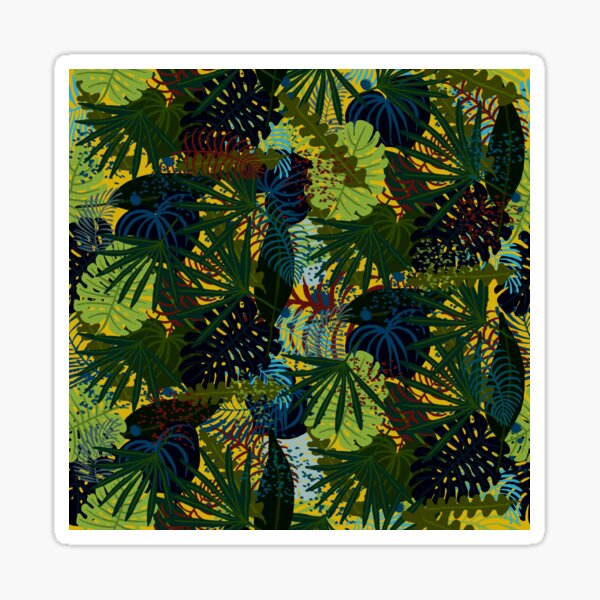"Jungle Lush" Sticker for Sale by nicogruzling | Redbubble