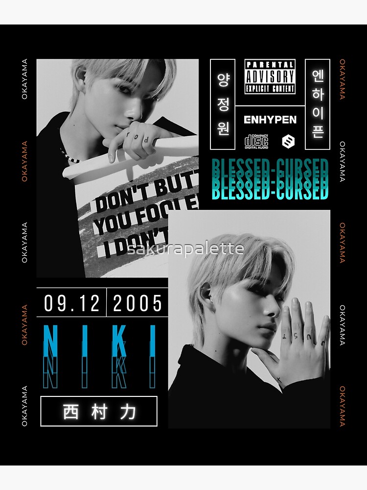 "ENHYPEN Niki Dimension: Answer " Poster for Sale by sakurapalette ...