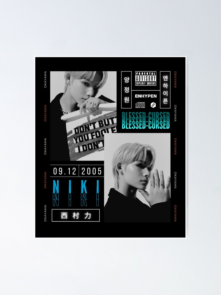 "ENHYPEN Niki Dimension: Answer " Poster for Sale by sakurapalette ...