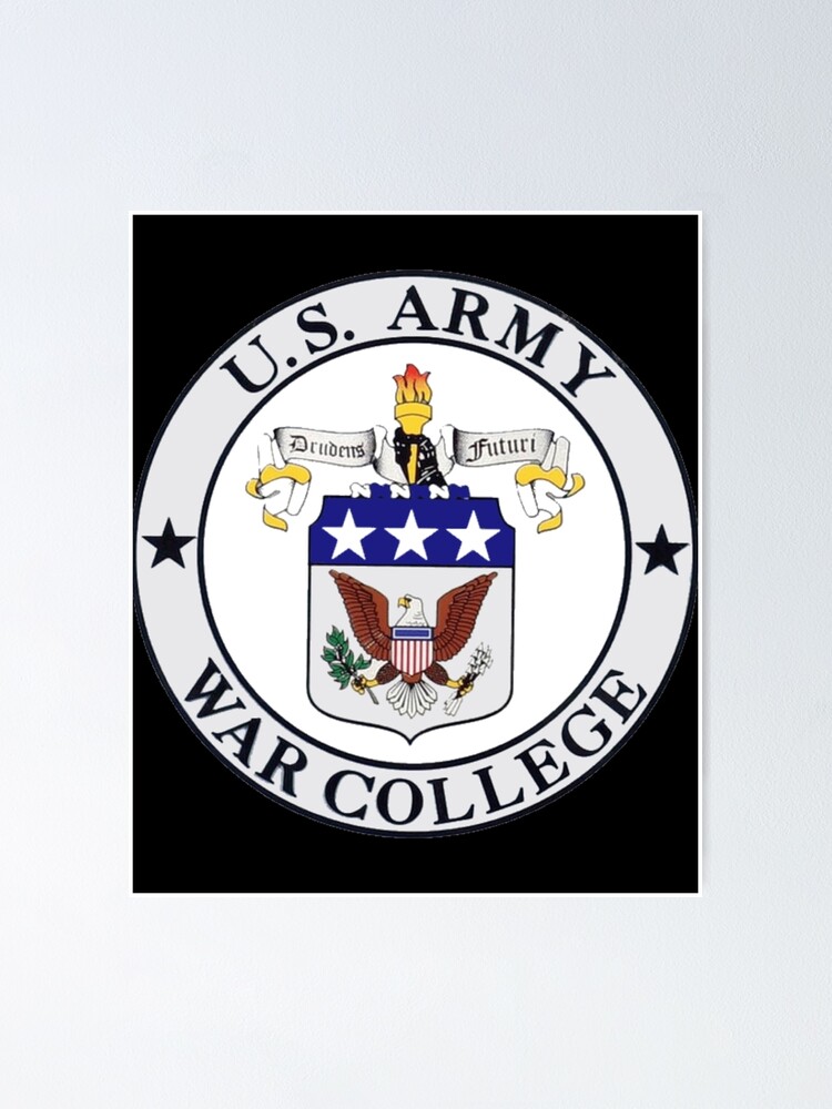 Póster «Logotipo de la Escuela de Guerra del Ejército de los Estados ...
