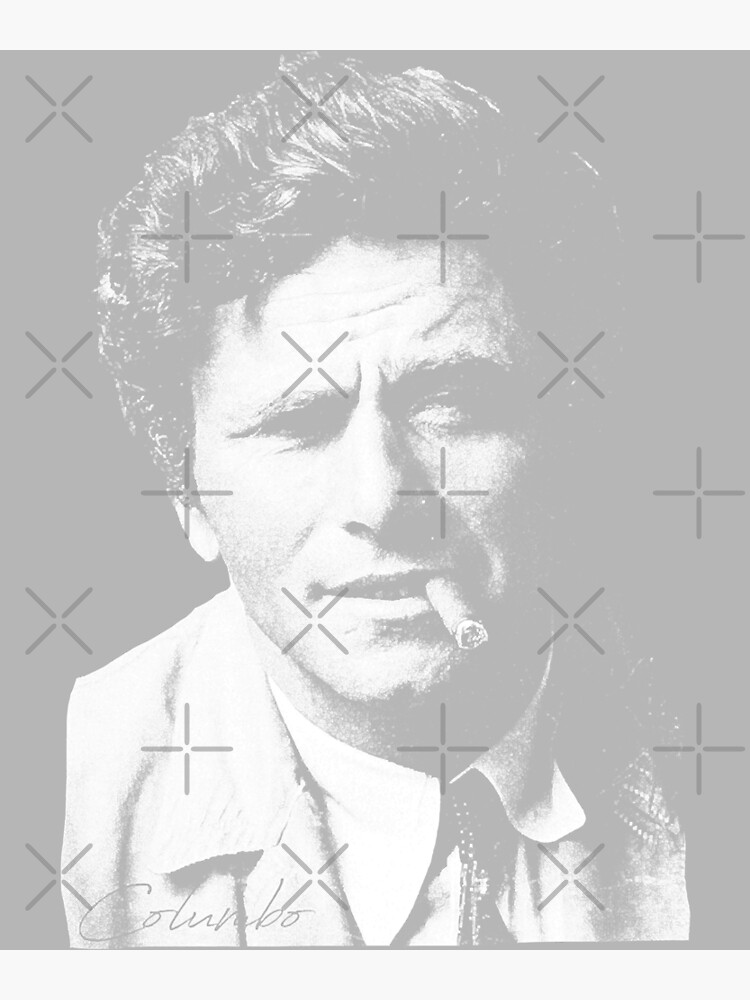 "Hidden Genius Killer Reveal Face Columbo Portrait Graphic Gift ...