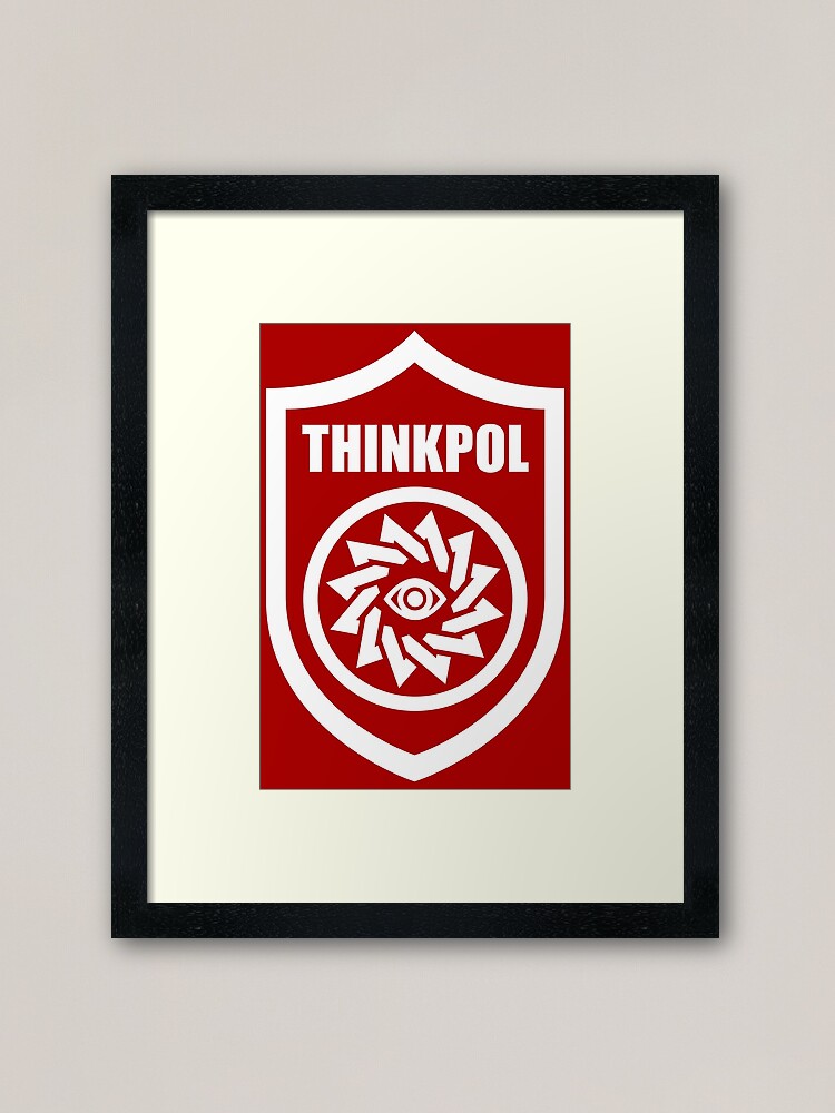"Thought Police - Thinkpol" Framed Art Print by mousehawk | Redbubble