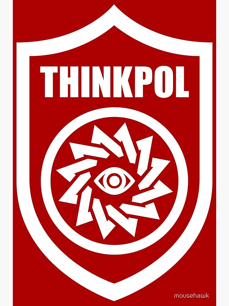 "Thought Police - Thinkpol" Framed Art Print by mousehawk | Redbubble