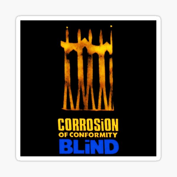 "Corrosion of Conformity - American heavy metal band" Sticker for Sale ...