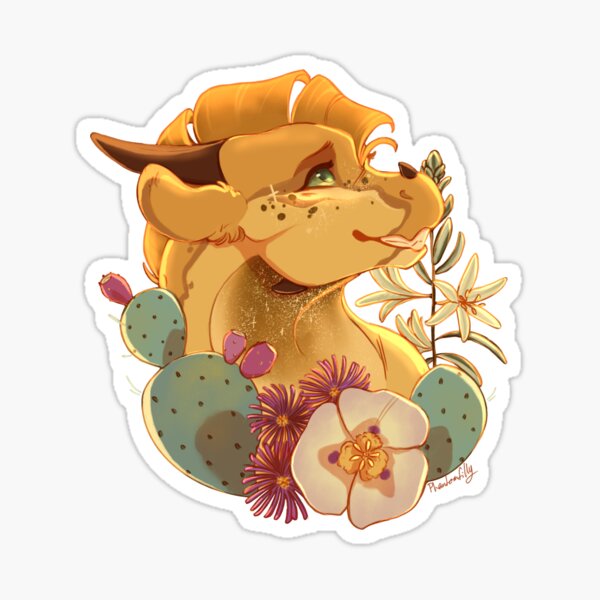 "Sunny" Sticker for Sale by PhantomFilly | Redbubble