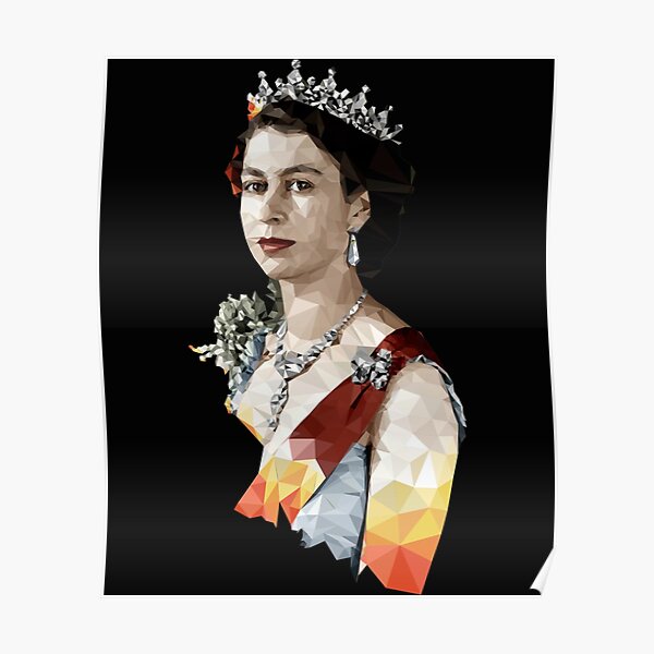 "The Queen " Poster for Sale by WonderPen | Redbubble
