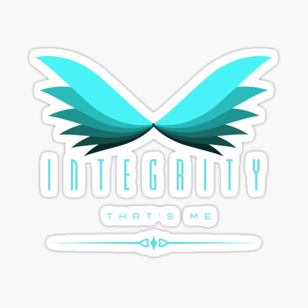 "INTEGRITY" Sticker for Sale by Isaiah740 | Redbubble