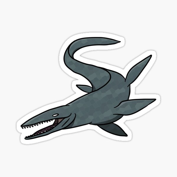 "Mosasaur" Sticker for Sale by Jack-Socal | Redbubble
