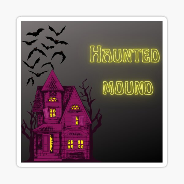 "Haunted mound" Sticker for Sale by Akshyashop11 | Redbubble