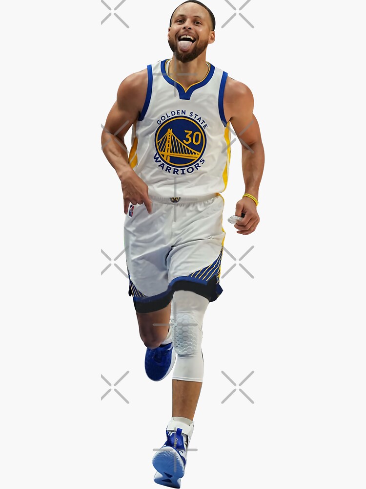 "Stephen Curry 30 Three Point Celebration" Sticker by MichaelBK11 ...