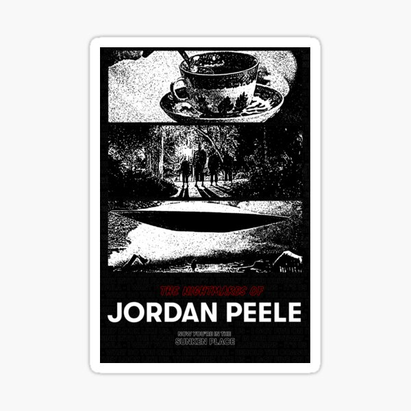 "Jordan Peele Poster " Sticker for Sale by Lejandro-T | Redbubble
