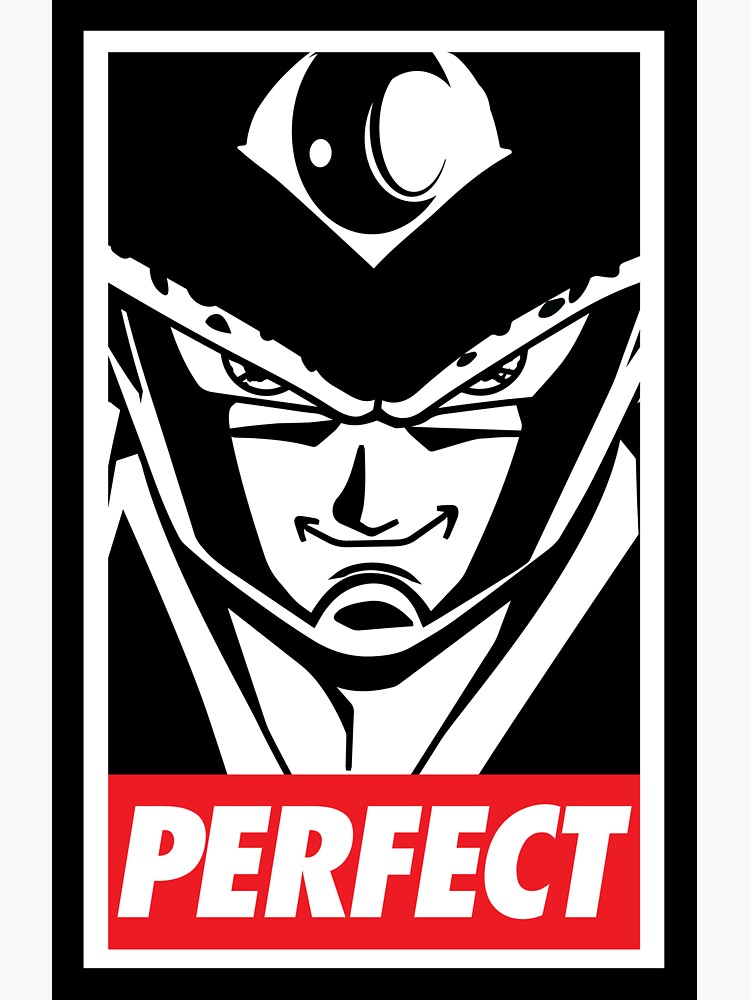 "PERFECT CELL" Sticker for Sale by waveform-usa | Redbubble