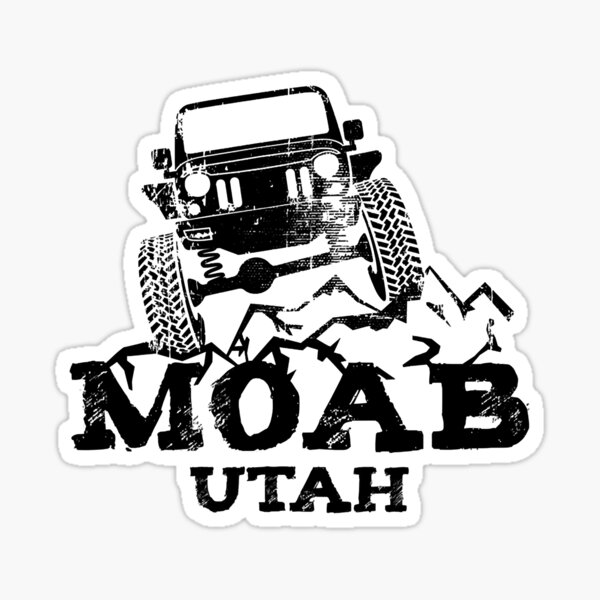 "Moab Utah Off Roading" Sticker for Sale by adxota | Redbubble
