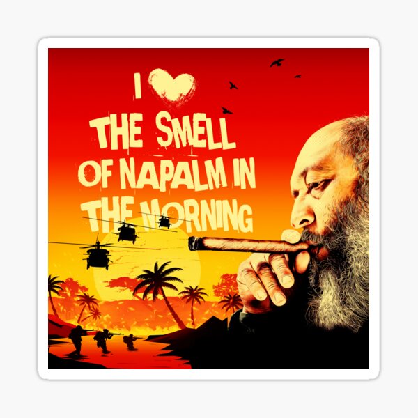 "Napalm" Sticker for Sale by King-street | Redbubble