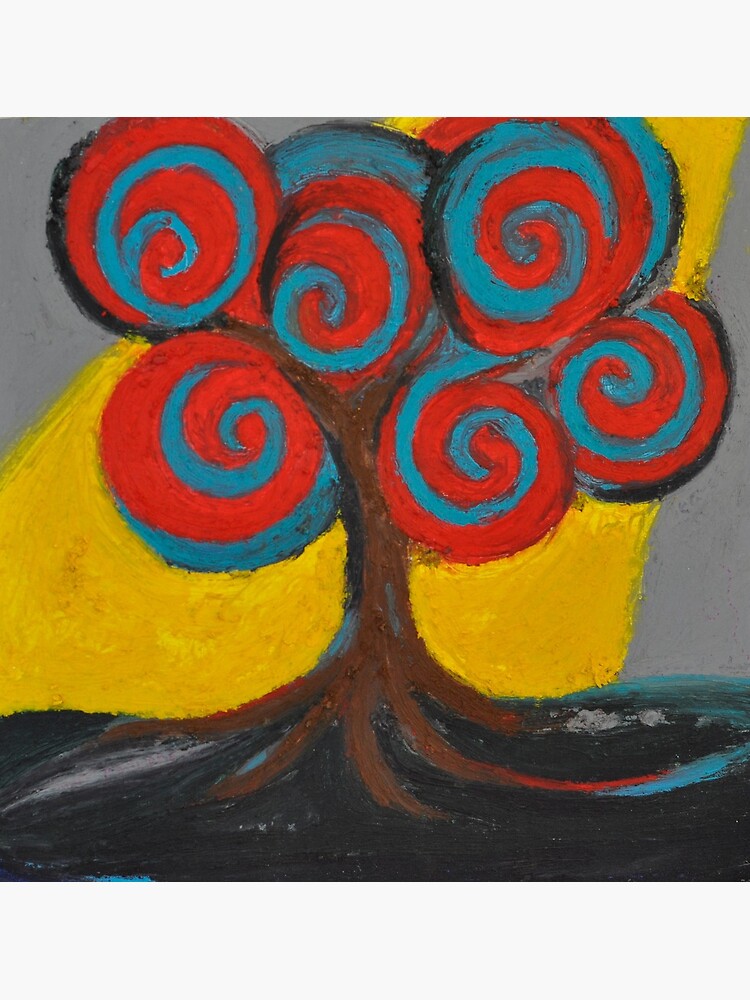 "Recovery Tree ~ print of oil pastel portrait" Poster for Sale by ...