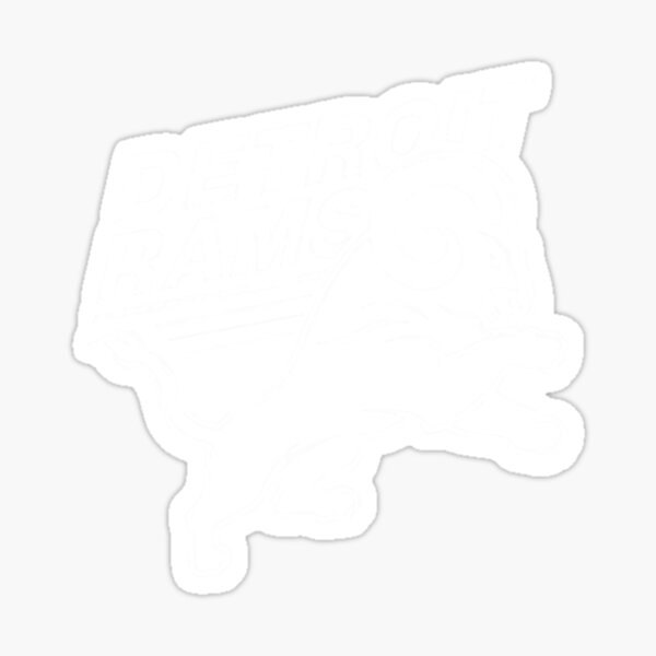 "detroit rams " Sticker for Sale by SherriLee12 | Redbubble