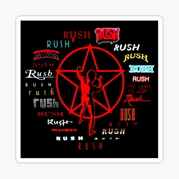 "BEST STARMAN LOGO RUSH TRENDING COVERS" Sticker for Sale by littelshop ...