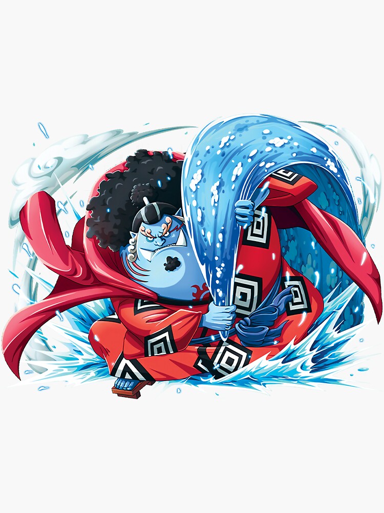 "Cartoon Jinbe Figthing Art" Sticker for Sale by Starlashop | Redbubble