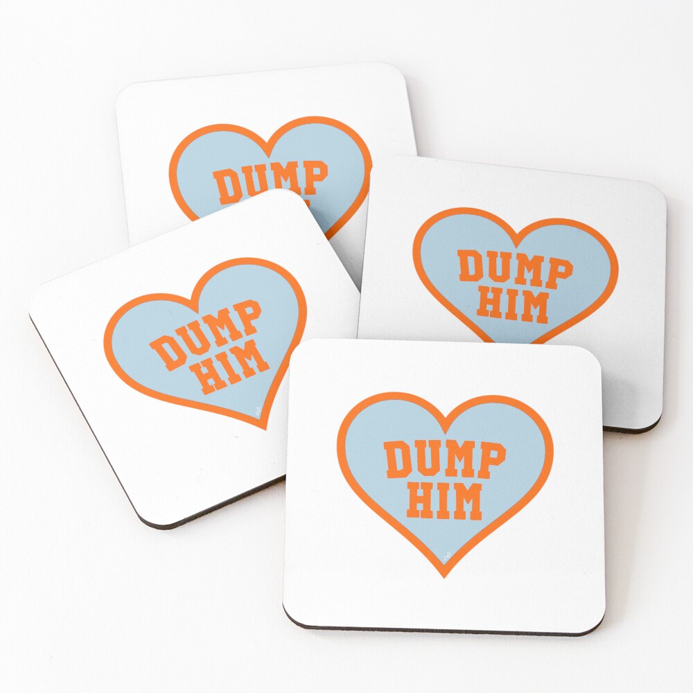 "Dump Him" Sticker for Sale by ArtThatGlitters | Redbubble