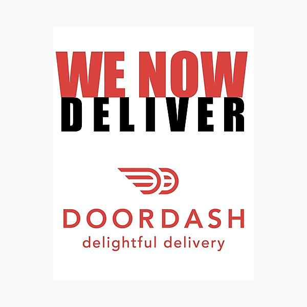 Doordash Photographic Prints | Redbubble
