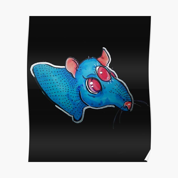 "ALIEN RAT " Poster for Sale by DangerDay | Redbubble