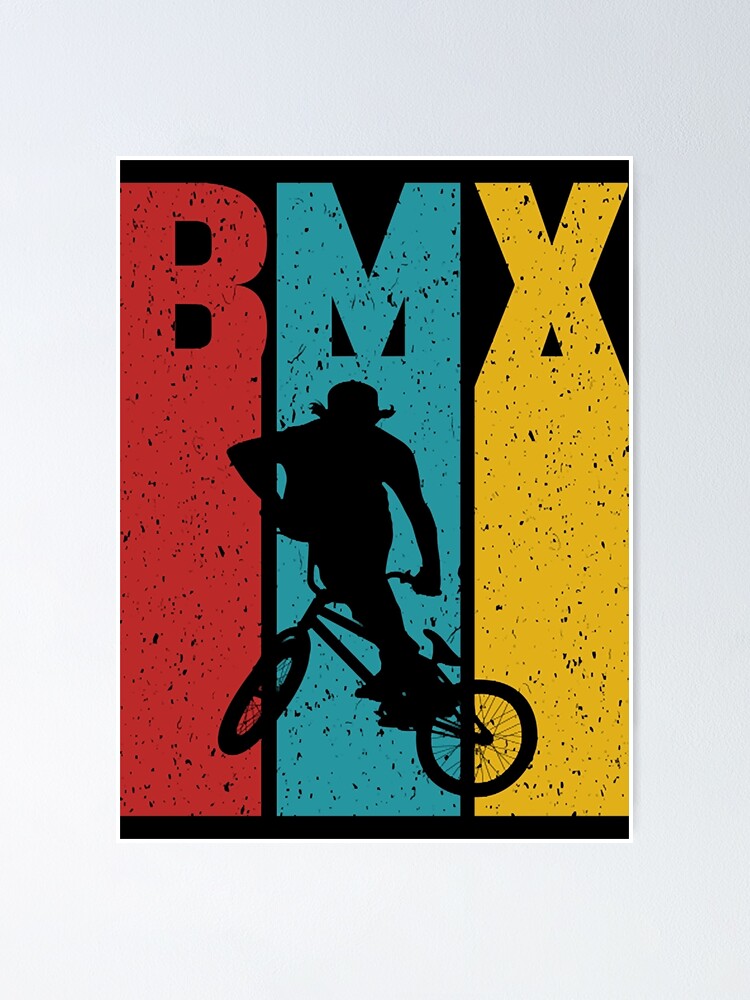 "BMX Heartbeat Evolution " Poster for Sale by HayleyAnn79 | Redbubble