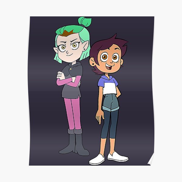 "Pretty Devil You Good Person Amity And Luz Retro Vintage" Poster for ...