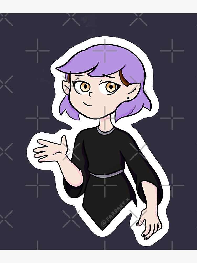 "Pretty Devil You Good Person Amity Blight Cute Gift" Art Print for ...