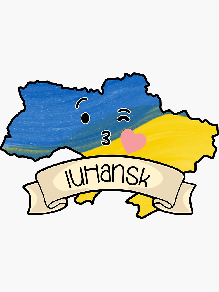 "Luhansk" Sticker for Sale by WordsMaps | Redbubble