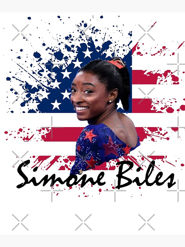 "SIMONE BILES-OLYMPIC HERO-OLYMPICS" Poster for Sale by Cotton4u ...